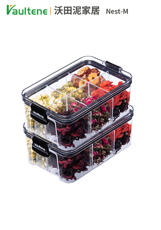 Buy China Wholesale Tidy Plastic 6 Independent Compartment Storage ...