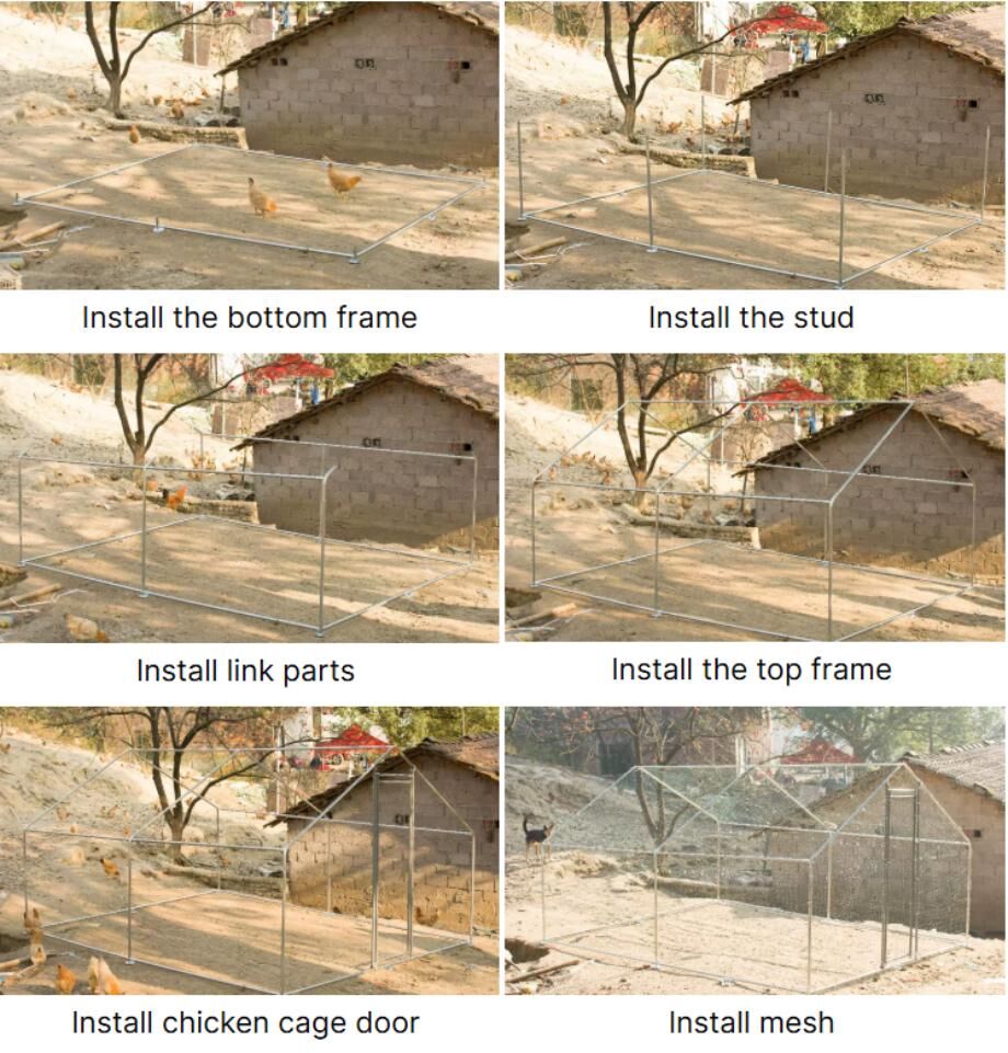 2025 Hot Sale Item Oem Chicken Wire Mesh Chicken Coop With Roof For ...