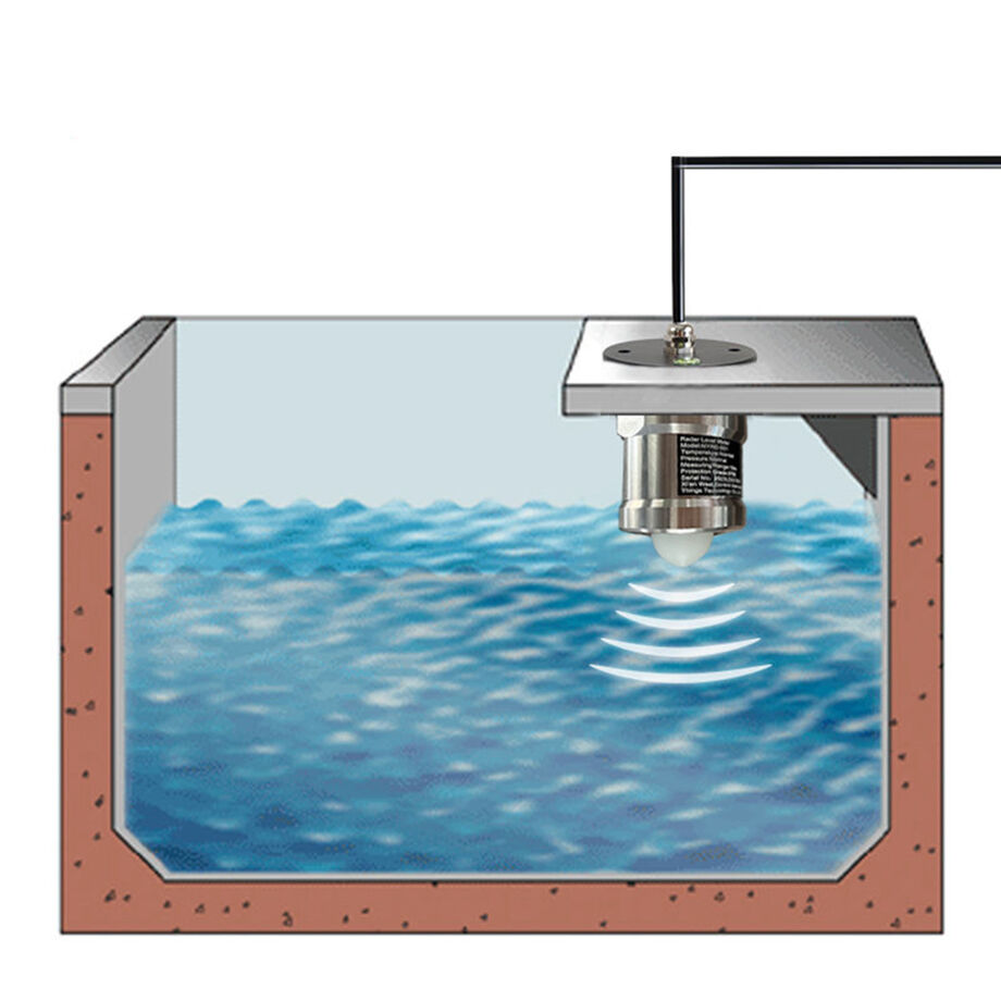 80ghz Radar Level Transmitter Rs485 Diesel Radar Liquid Level Sensor ...