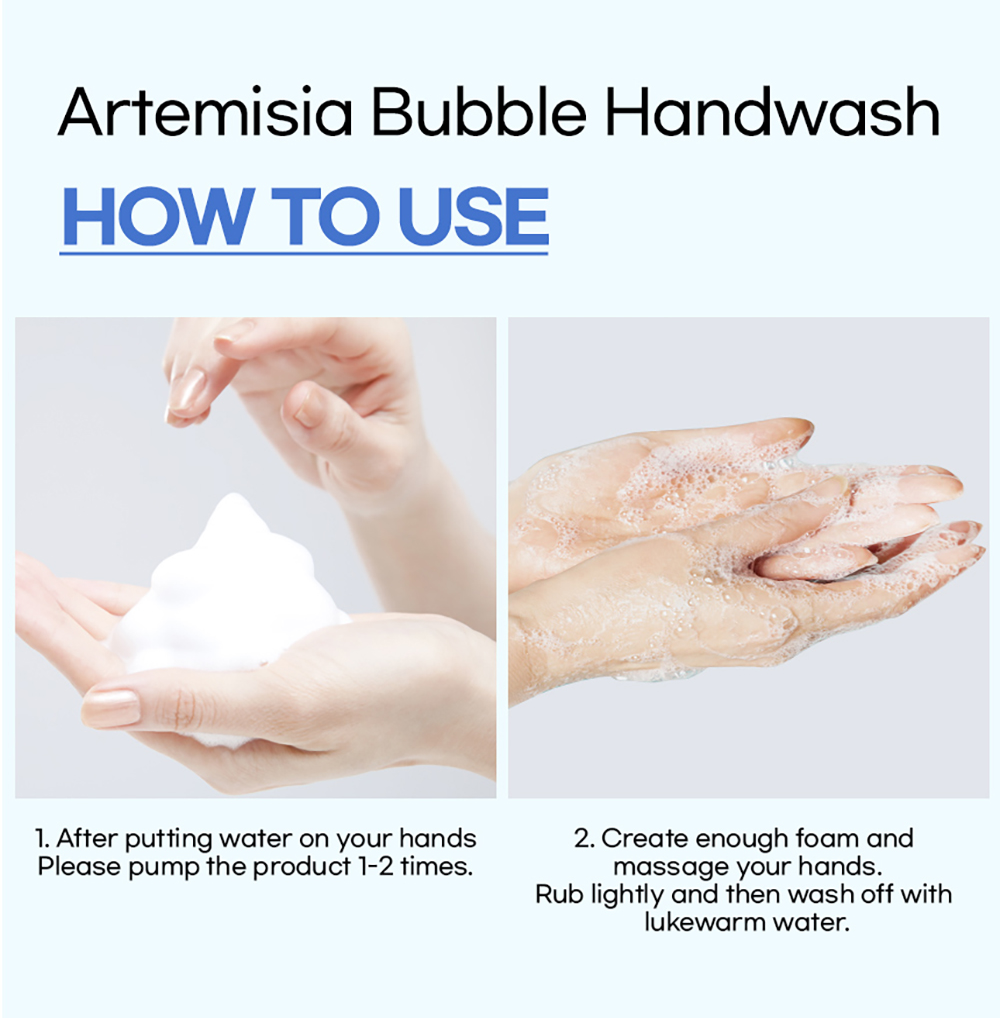Private Label Artemisia Bubble Hand Wash Foam Hand Wash - Buy China ...
