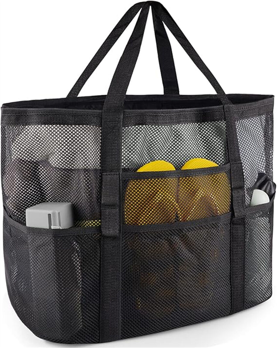 Foldable Navy Waterproof Beach Bag With Inner Pocket For Travel ...