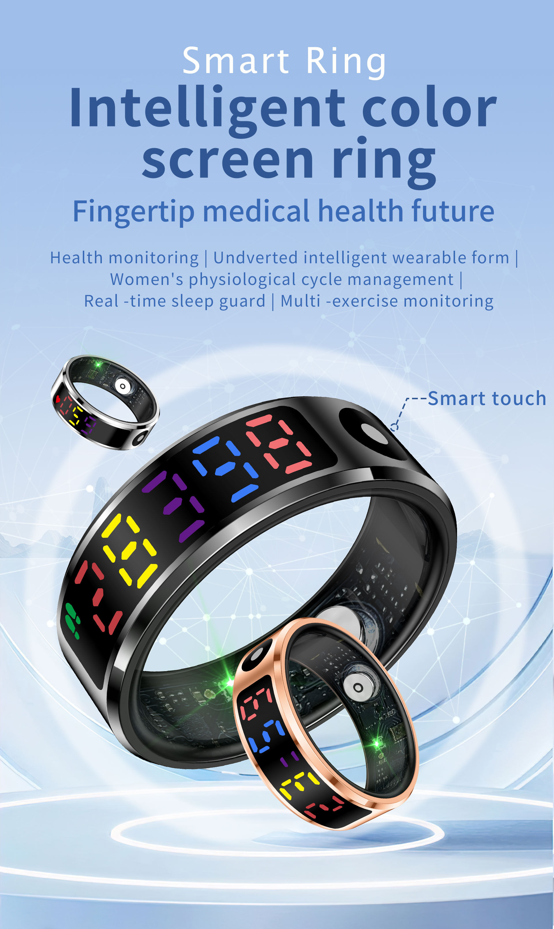 Buy China Wholesale Wholesale Health Tracker Smart Ring Sleep ...
