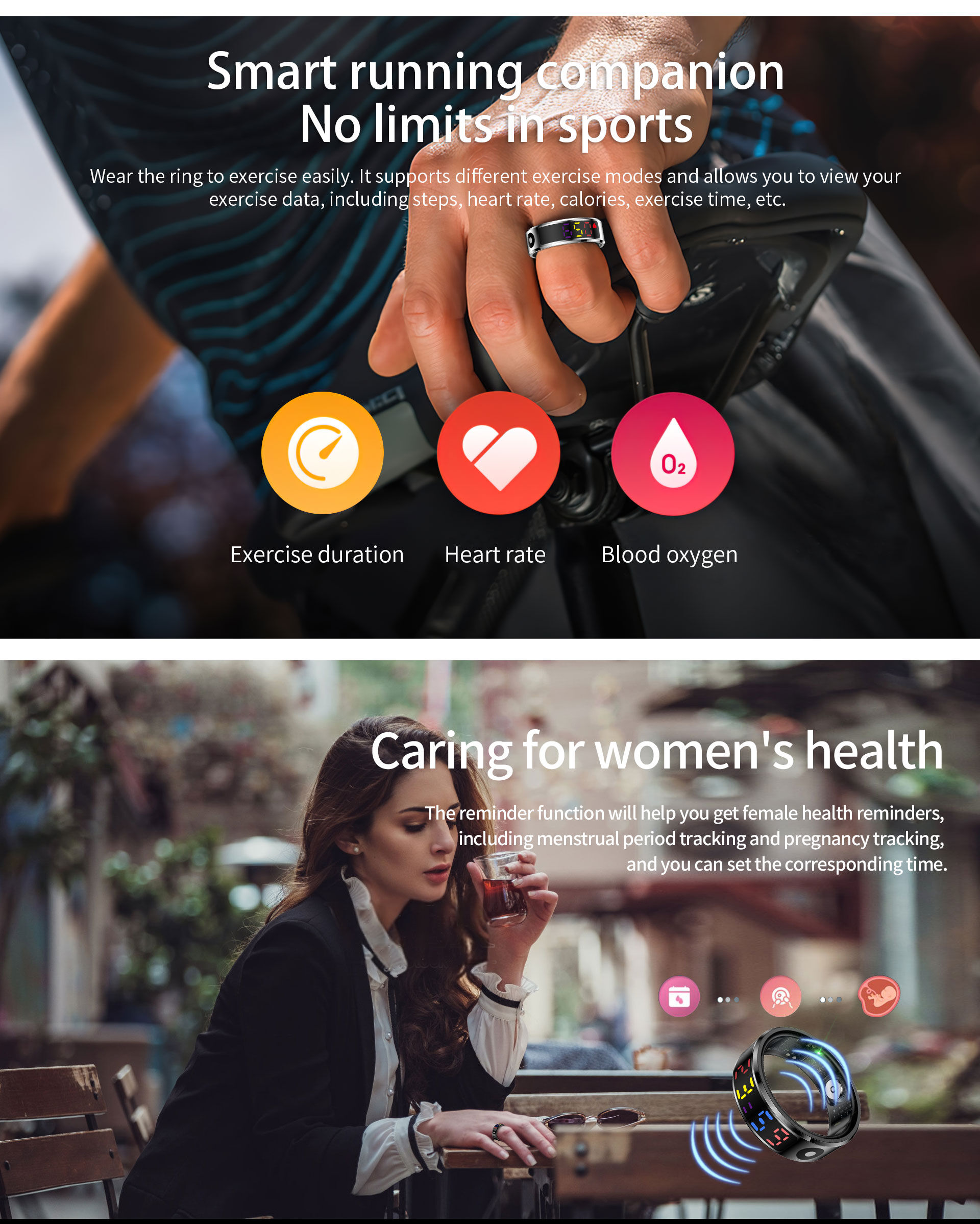 Buy China Wholesale Wholesale Health Tracker Smart Ring Sleep ...