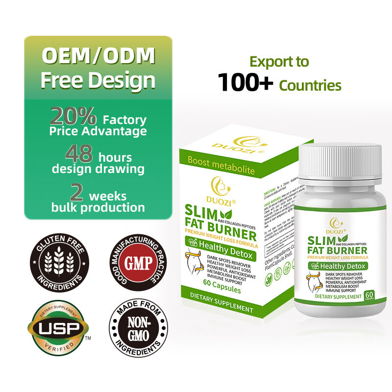 Buy China Wholesale Duozi Healthy Detox Slim Fat Burner Flat Tummy ...