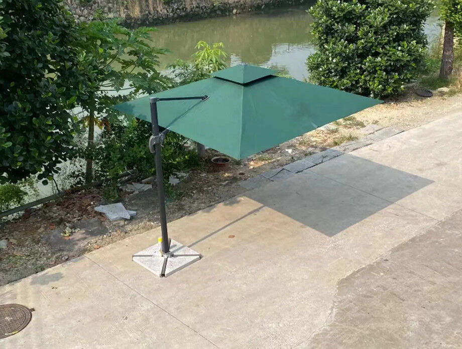 High Quality 360 Degree Rotating System Patio Commercial Garden Parasol ...