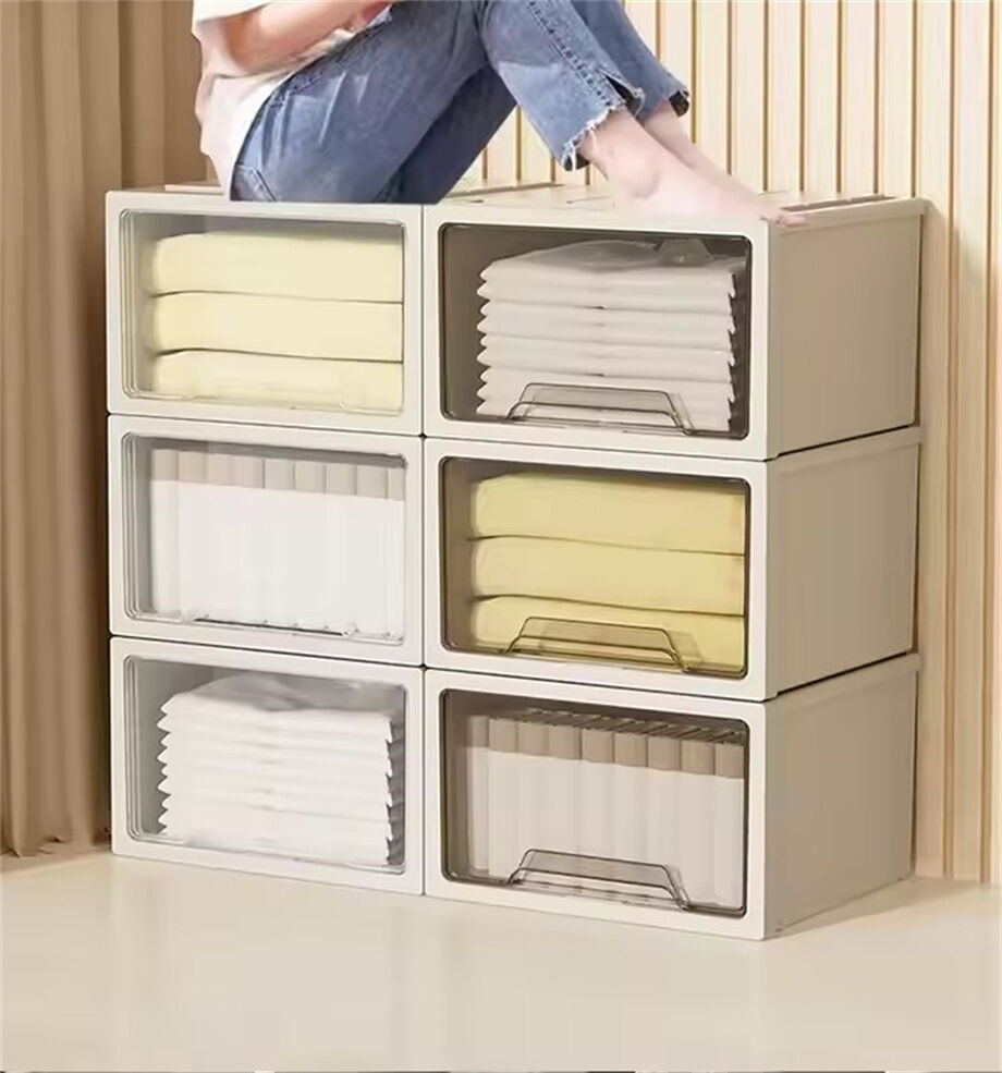 Wardrobe Storage Box Household Clothes And Pants Organizer Large ...