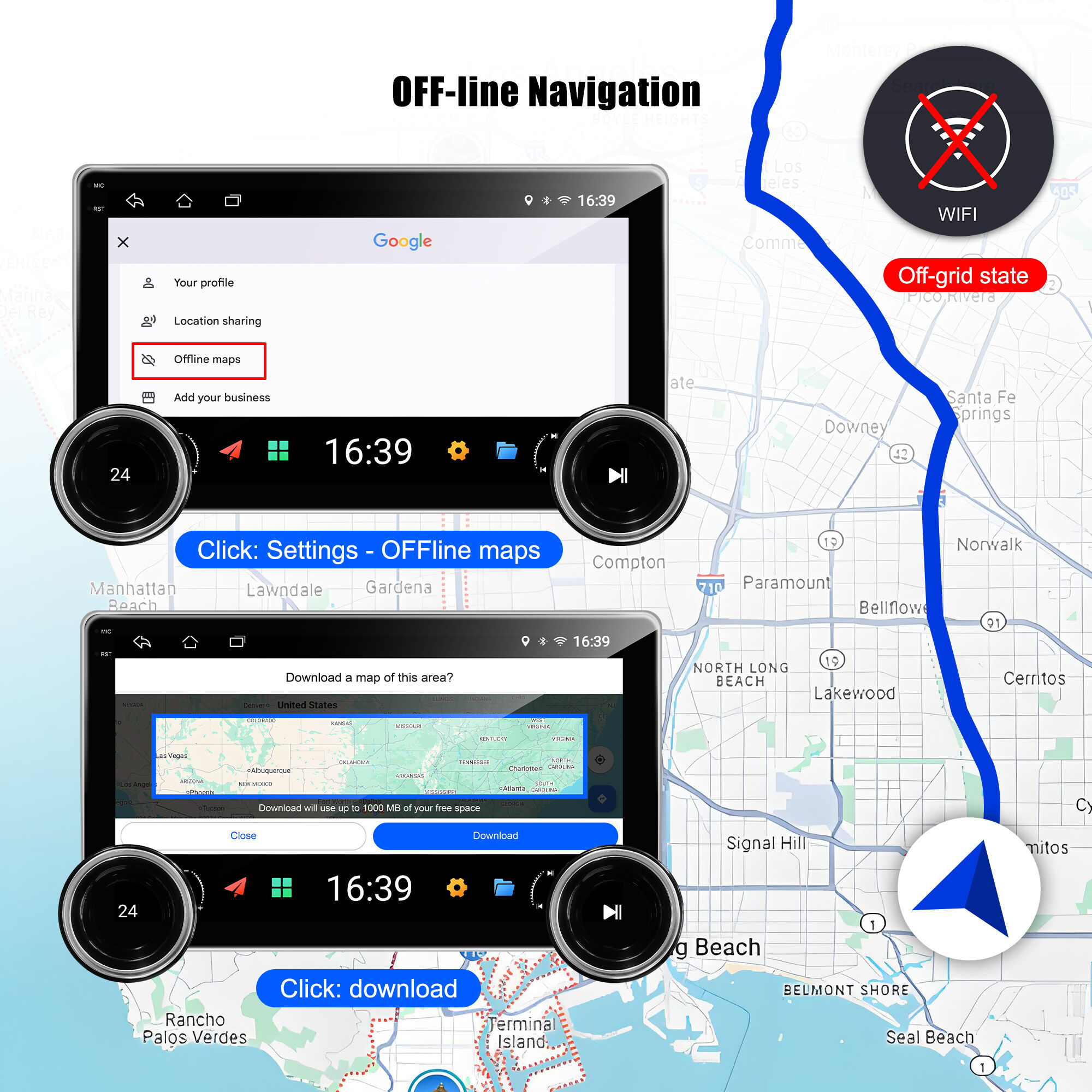 Buy China Wholesale Multimedia Car Android Auto Double Knob 2 Din Android 10.1 Inch Auto ...