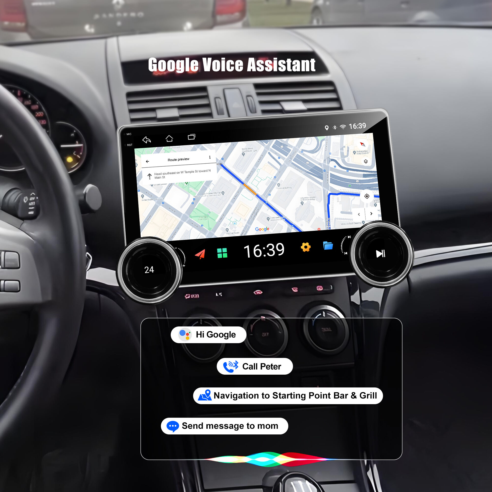 Buy China Wholesale Multimedia Car Android Auto Double Knob 2 Din ...