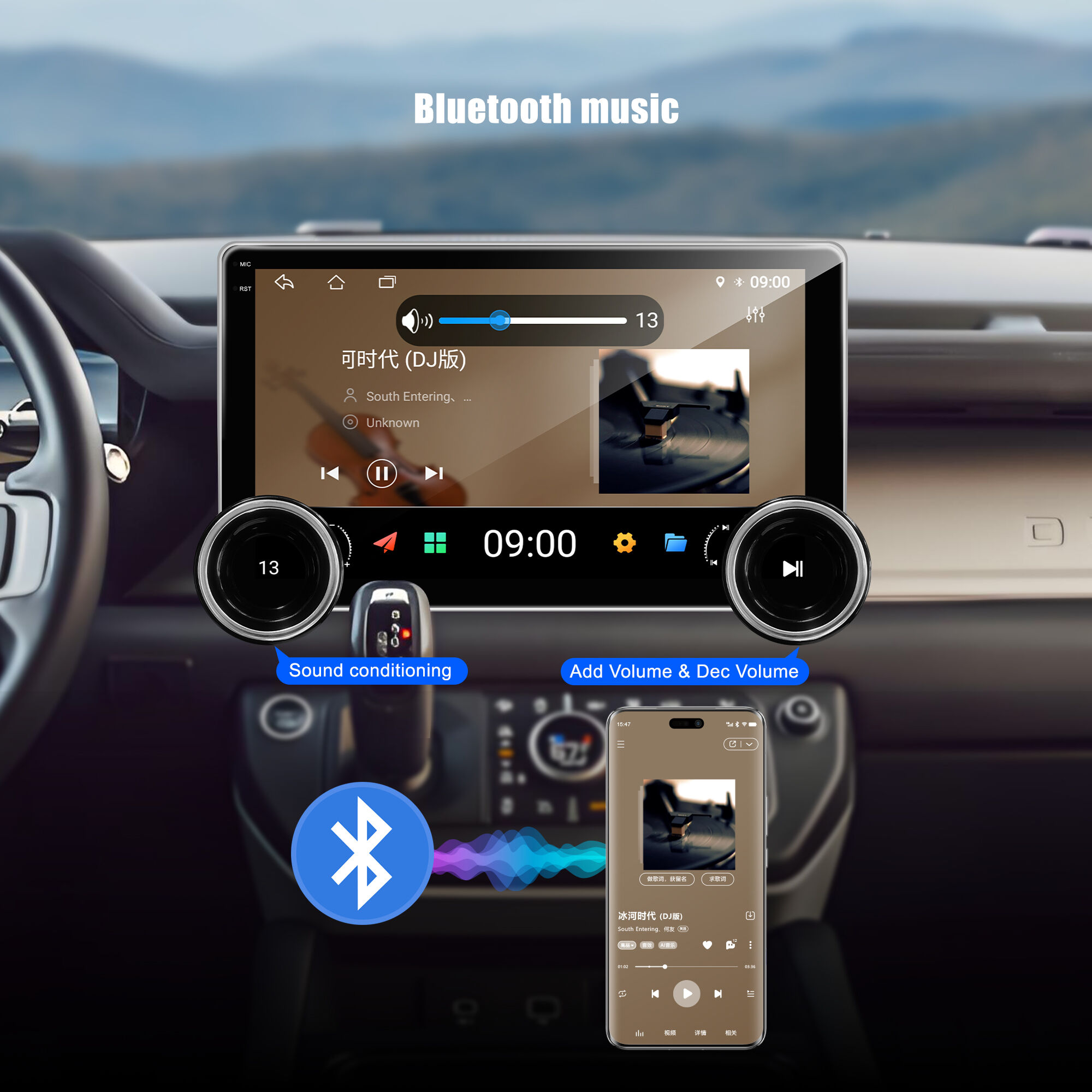 Buy China Wholesale Multimedia Car Android Auto Double Knob 2 Din ...