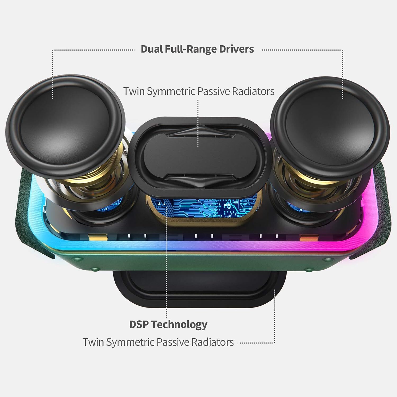 Tws Function Dj Surround Stereo Outdoor Party Wireless Loud Machine ...