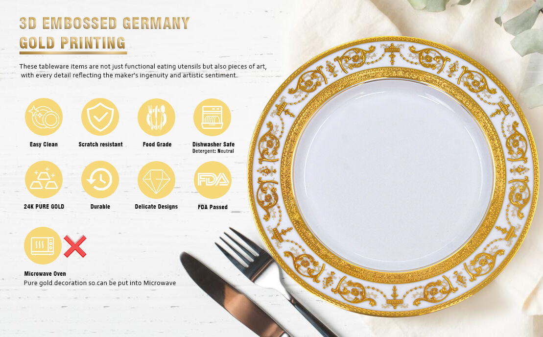 Bulk Buy China Wholesale Karosa Factory Embossed Gold White Color ...