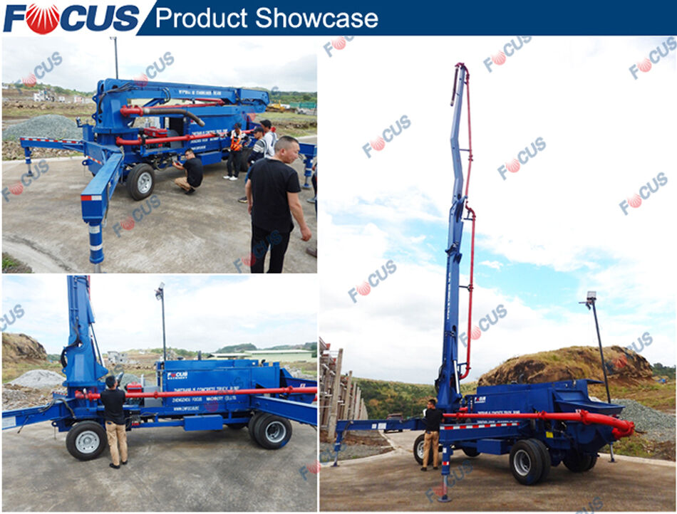 60m3/h Concrete Line Pump Truck Mounted Concrete Pump For Sale ...