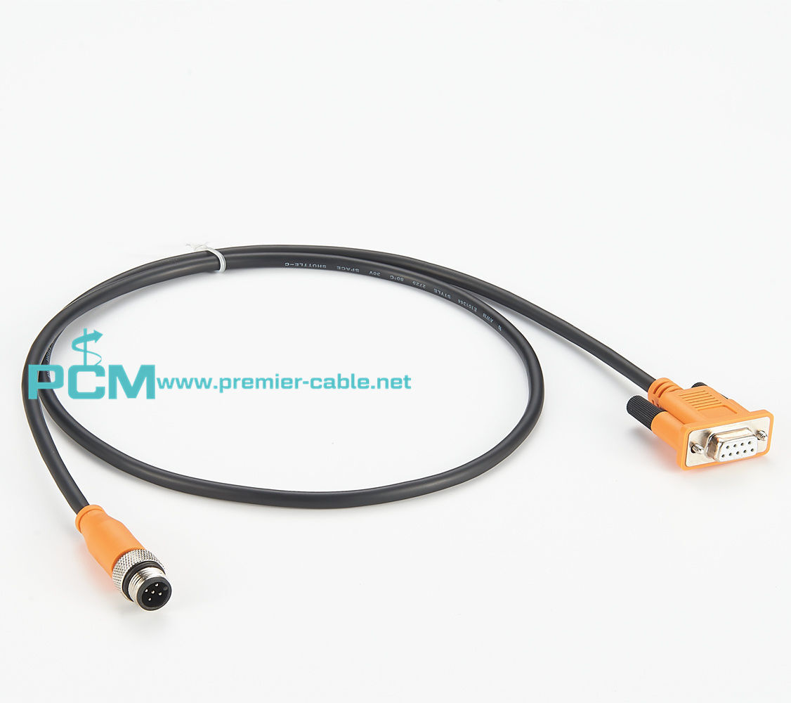 Can Bus Cable M12 To Db9 For Maritime Vessels Automation, Can Bus D-sub Db9 Rs232 To M12 Cable ...