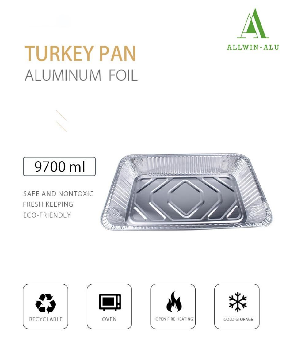 Wholesale Disposable Kitchenware Full Size 9700ml Aluminum Foil ...