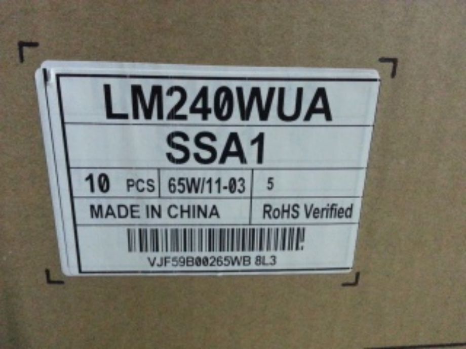 Lm240wua-ssa1 Lm240wua-ssd1 Tft Ips 24inch Hd Industrial Tempered Glass ...