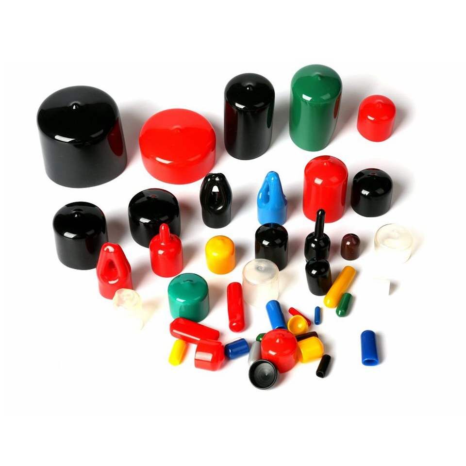 Light Blue Pvc Diping Battery Protective Sleeves,wire End Caps For ...