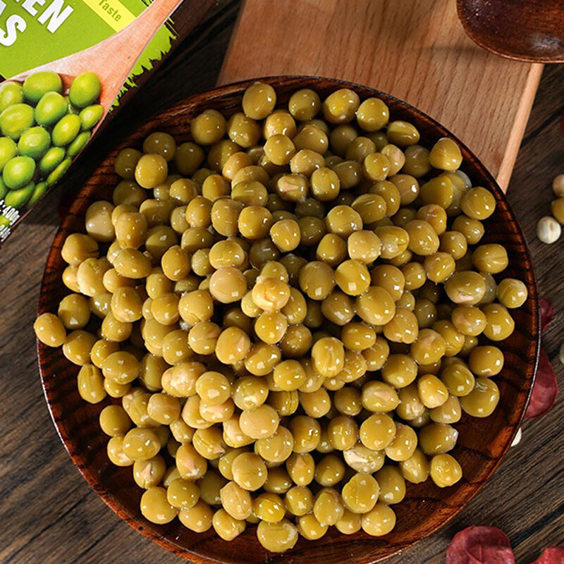 Canned Green Peas - Sweet Tender Green Bean In Can In Light Brine, No ...