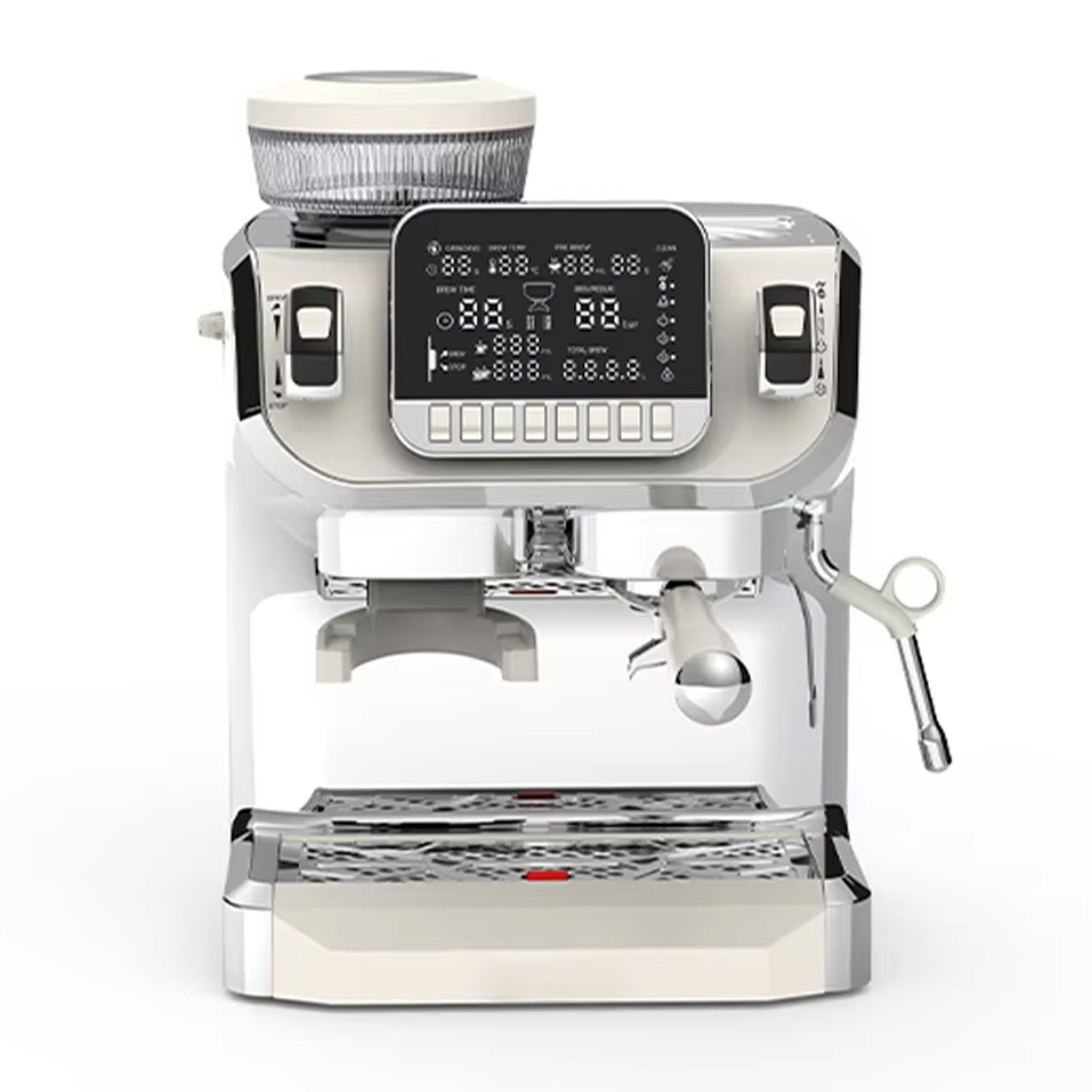 Smart Touch-screen Automatic Coffee Maker 15 Bar Italy Espresso Coffee ...