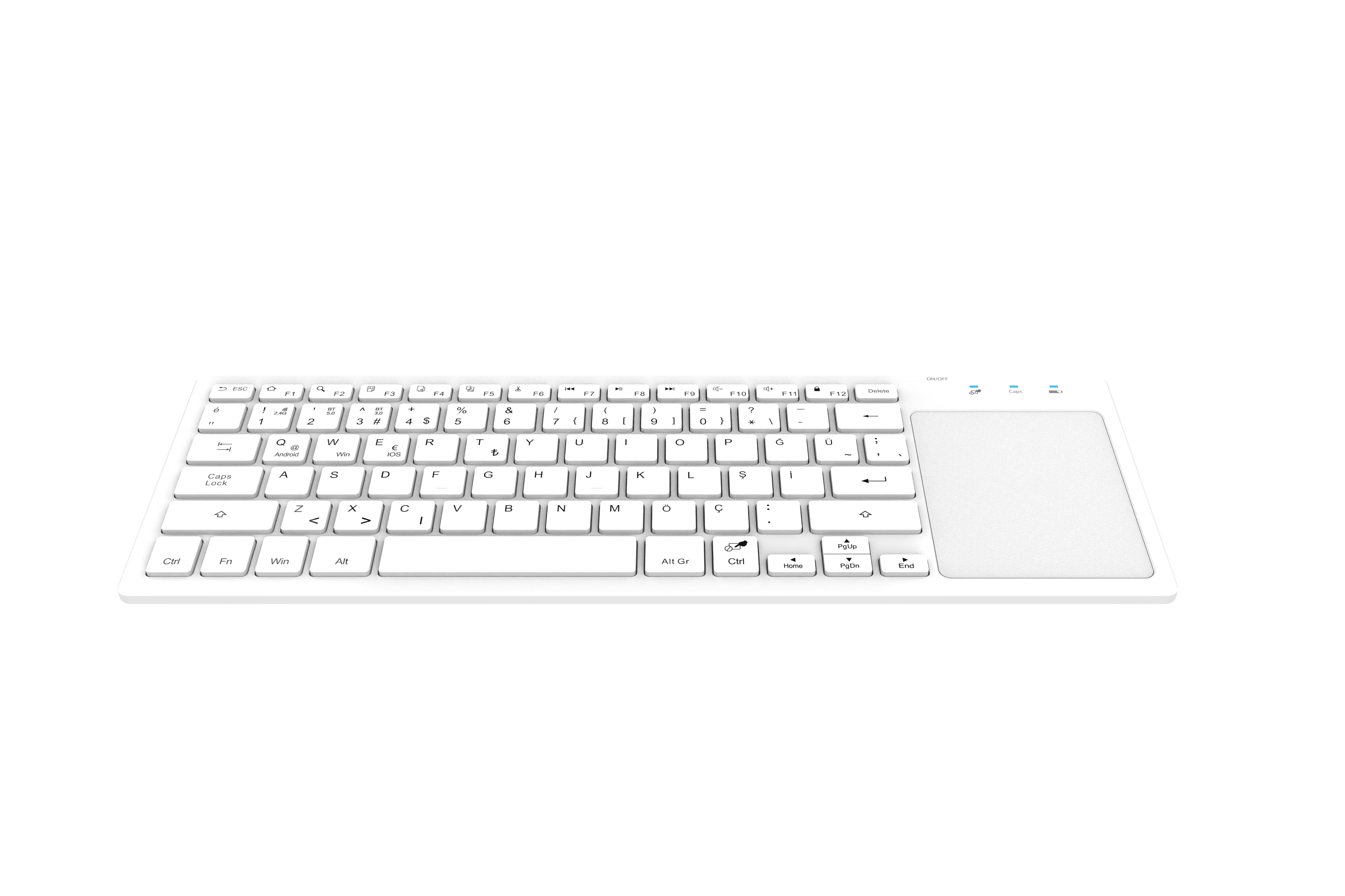 Oem Rechargeable 2.4ghz Cordless Ultra Thin Keyboard With Scissors Type ...
