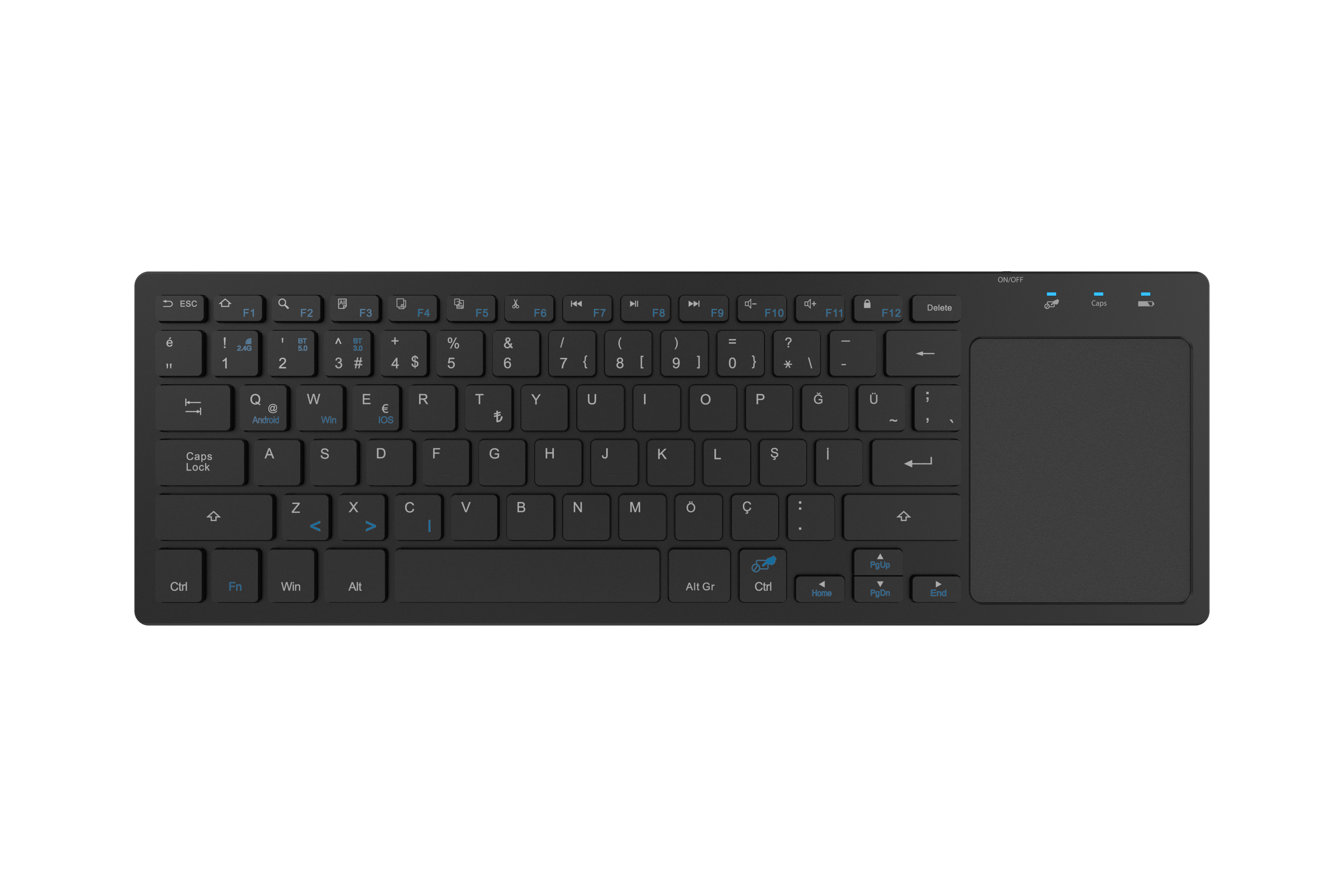 Oem Rechargeable 2.4ghz Cordless Ultra Thin Keyboard With Scissors Type ...