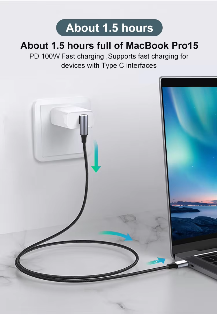 Buy China Wholesale Hot Sell 90 Degree Usb C To C 20v 5a Fast Charging ...