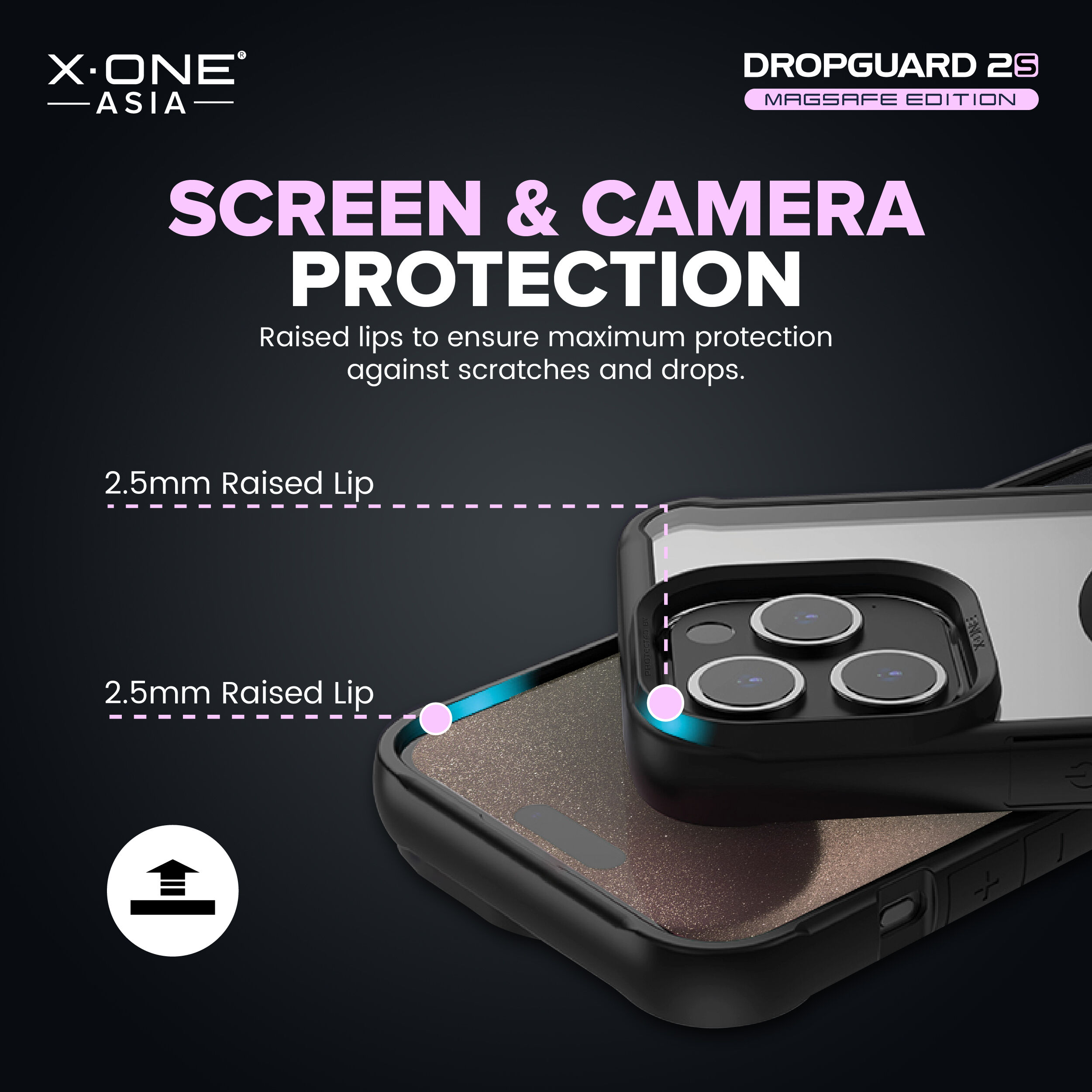 X.one Dropguard 2s Magnetic Impact Protection Case For Ip13/14/15 ...