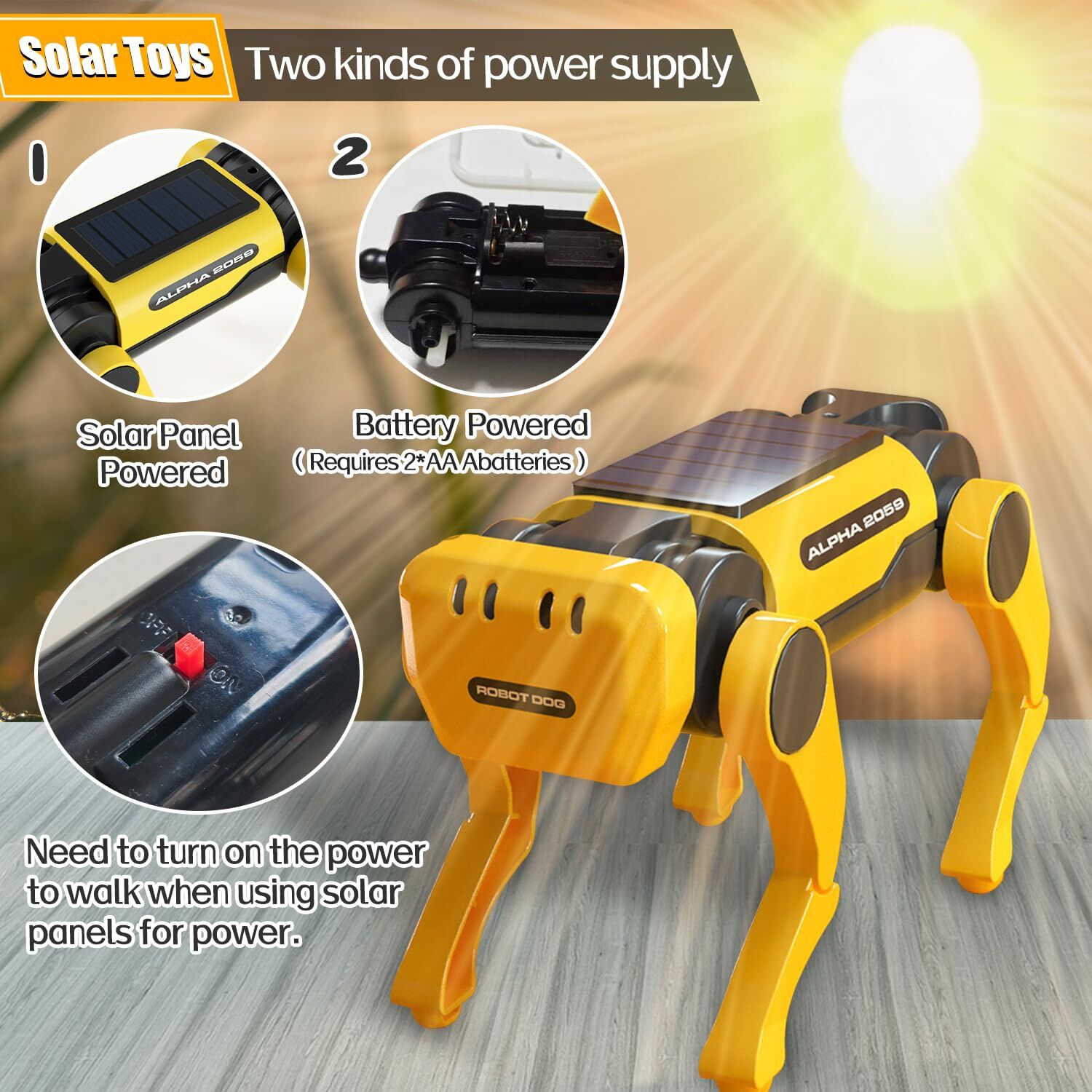 Robot Dog Toys - Solar Robot Toys For Kids,science Educational Toys ...