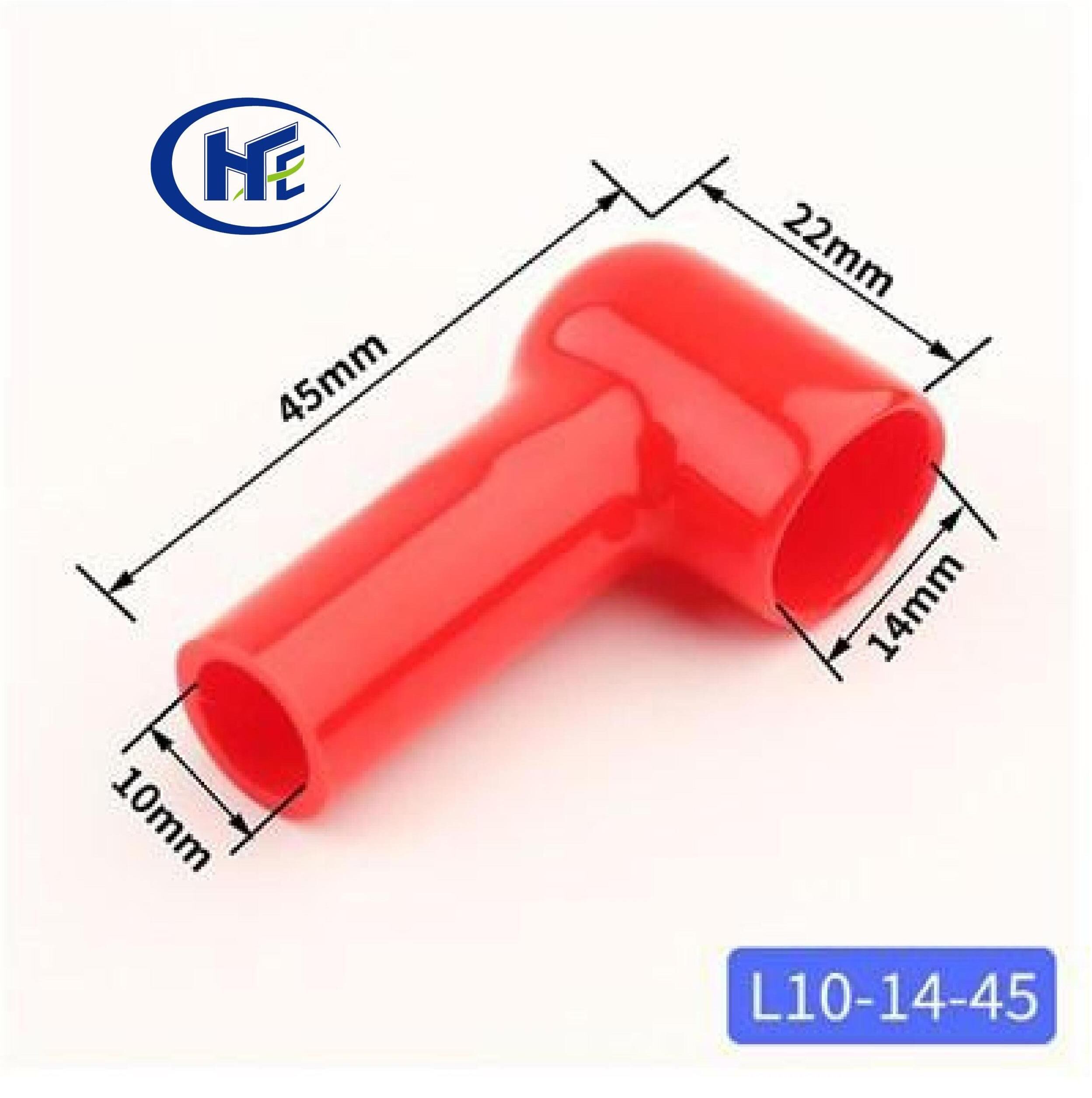 L10-14-45 Red And Plastic Vinyl Cable Lug Boots For Truck Electrical ...