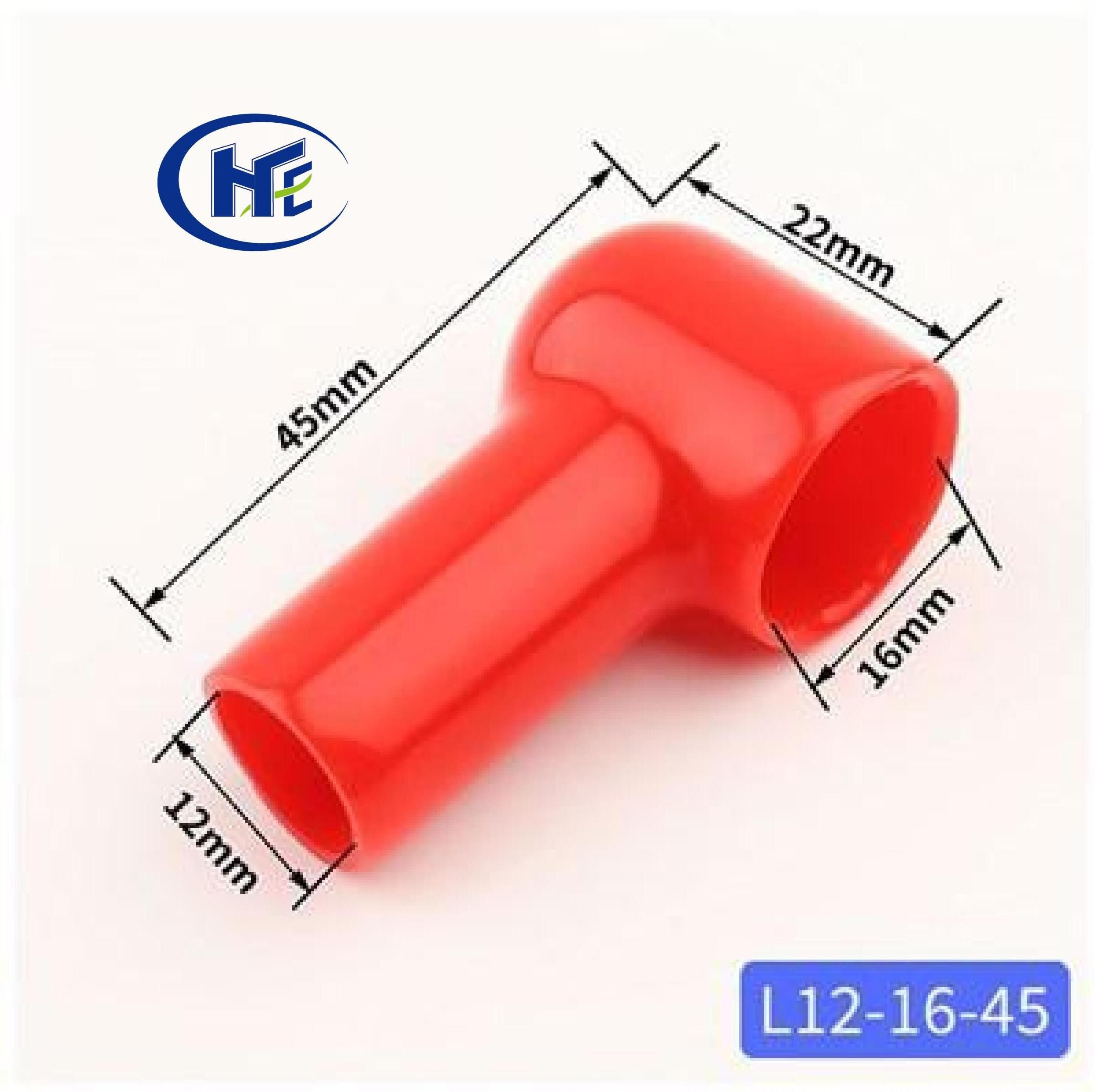L10-14-45 Red And Plastic Vinyl Cable Lug Boots For Truck Electrical ...