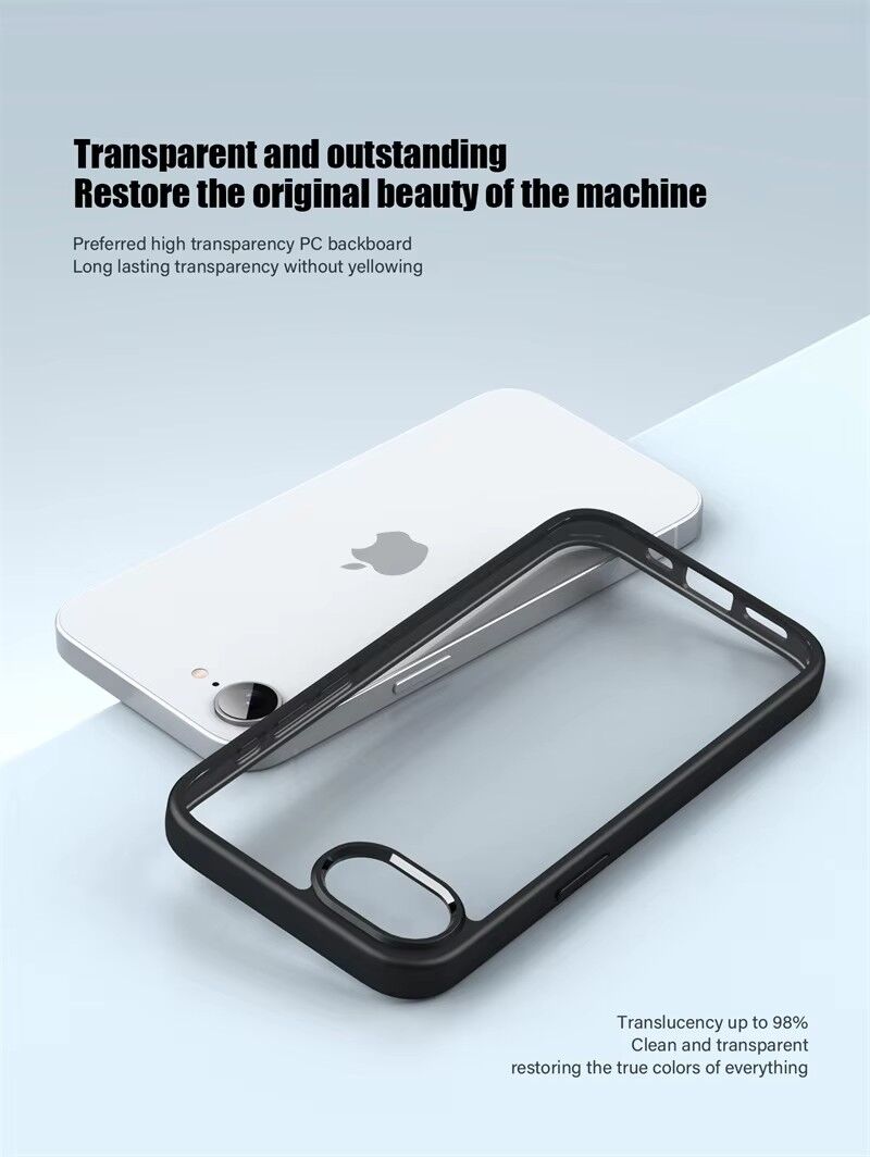 2025 High Clear Anti Yellowing Transparent Shockproof Acrylic Tpu Pc ...