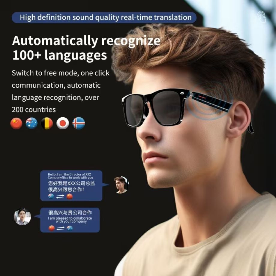 Experience The World With Ai Smart Glasses: 144-language Translation ...