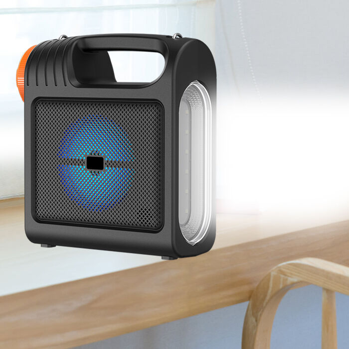 Factory Price Wireless Portable Speaker With Solar For Outdoor With Led ...
