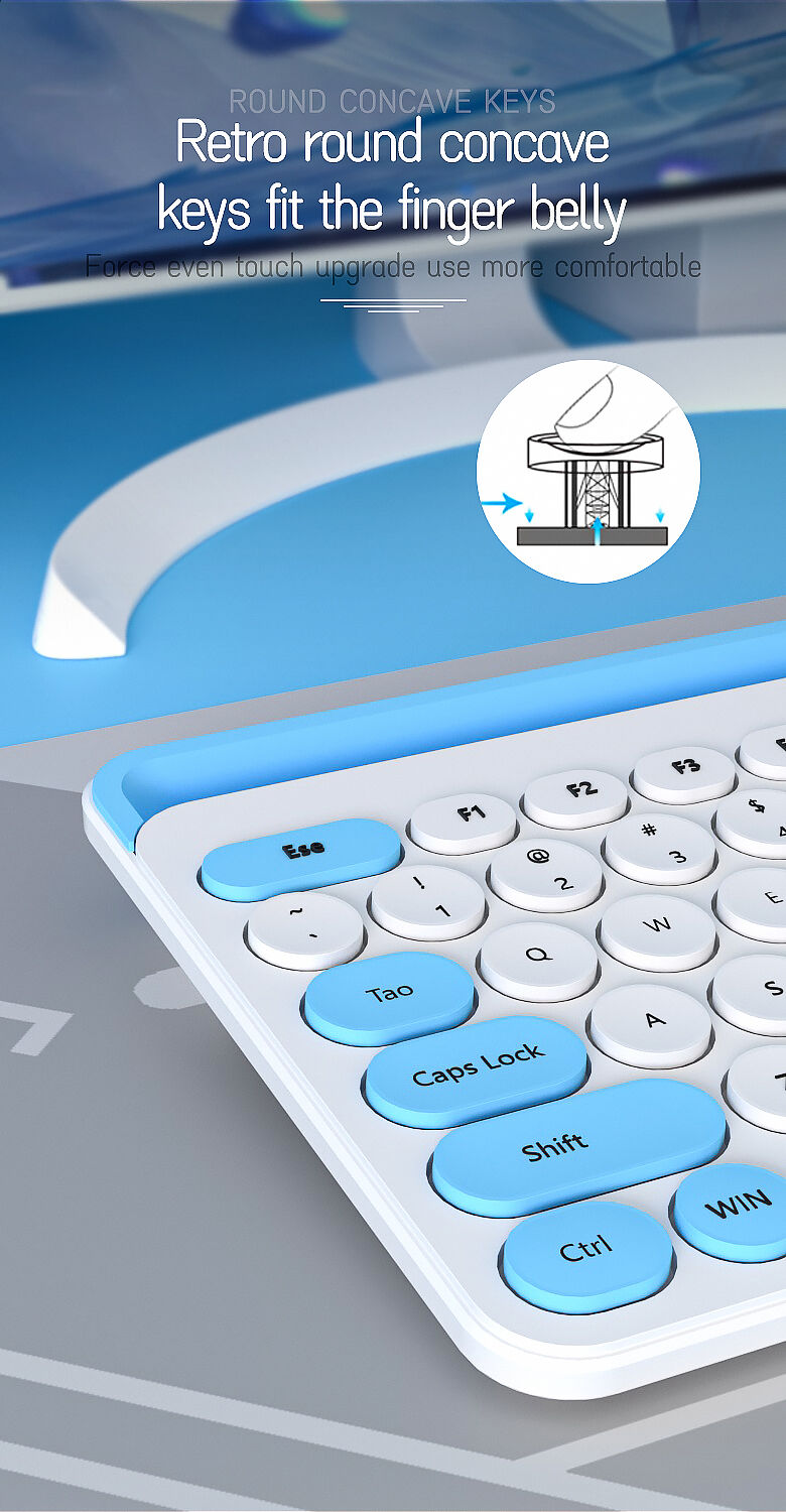 105-keys Silent 2.4g Wire Wireless Keyboard Gaming Keyboard With Ipad ...