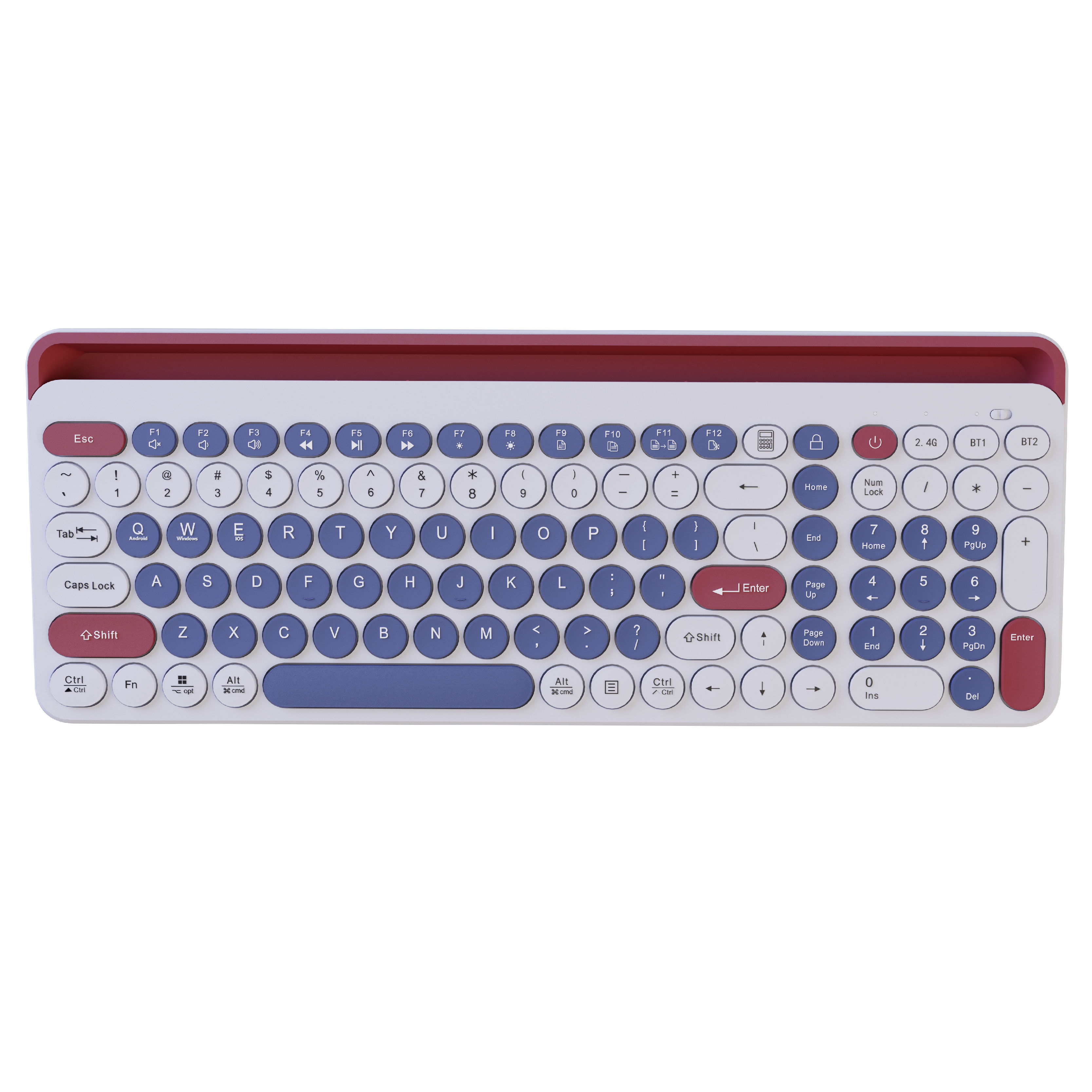 105-keys Silent 2.4g Wire Wireless Keyboard Gaming Keyboard With Ipad ...