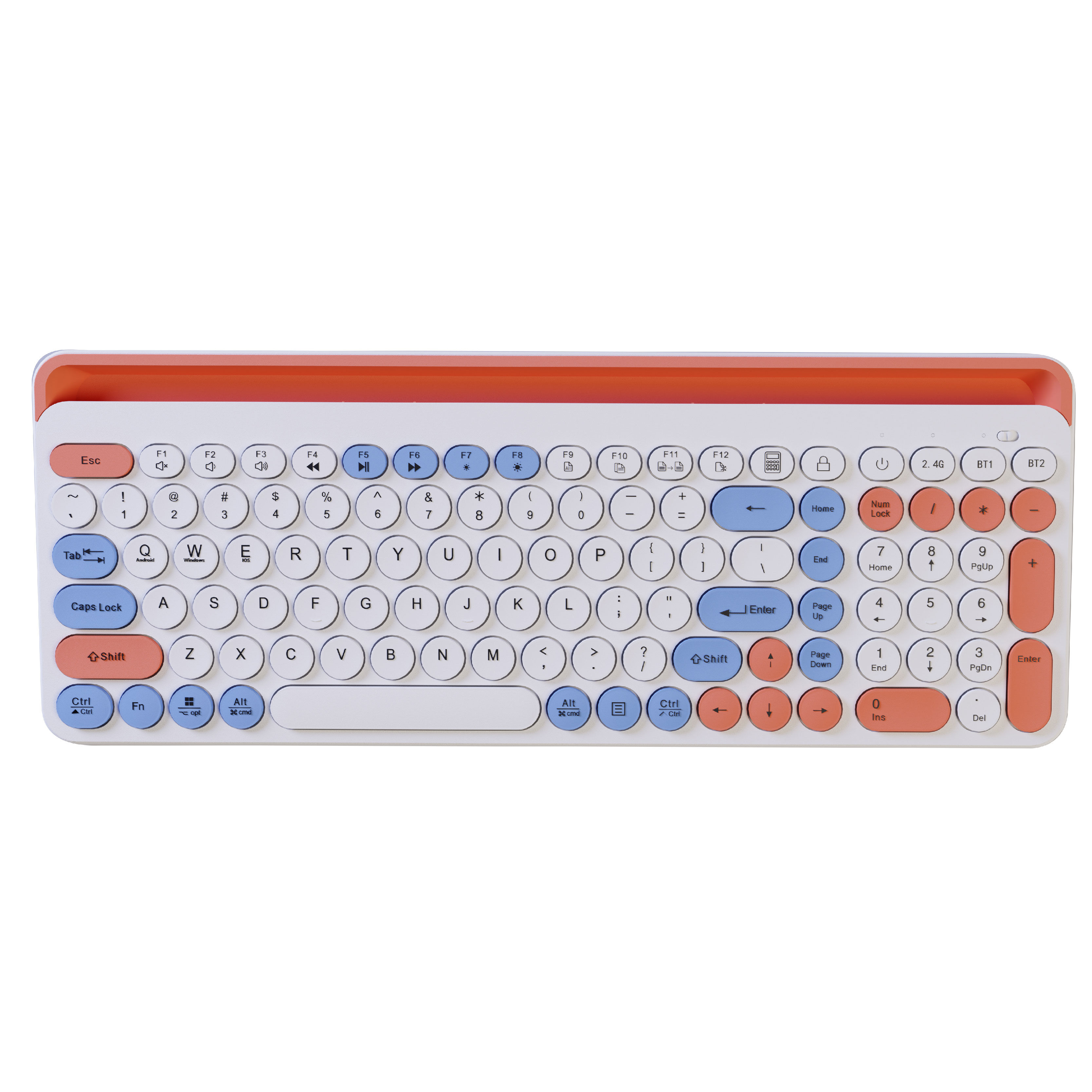 105-keys Silent 2.4g Wire Wireless Keyboard Gaming Keyboard With Ipad ...