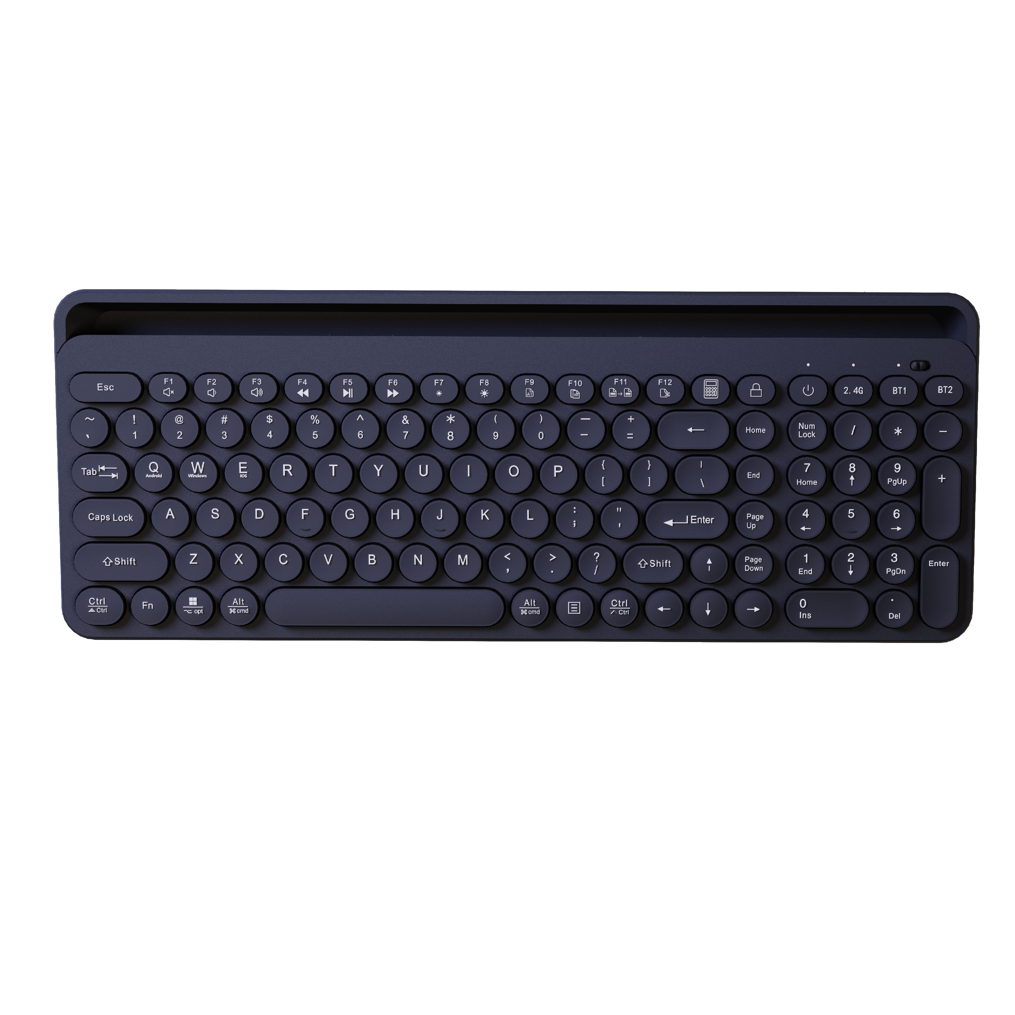105-keys Silent 2.4g Wire Wireless Keyboard Gaming Keyboard With Ipad ...