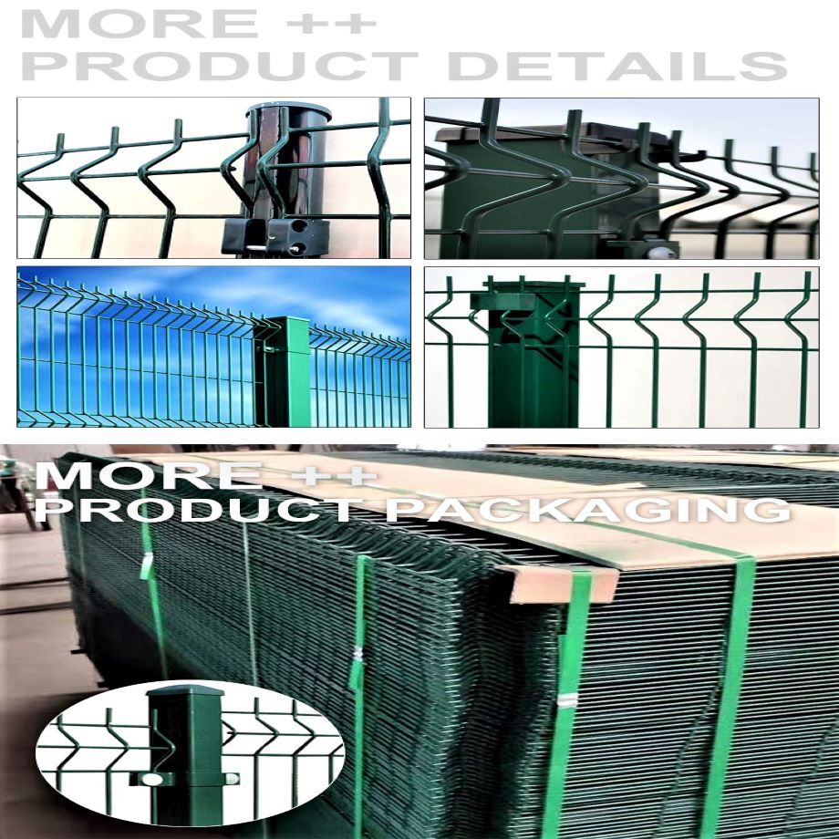 3d V Bend Welded Bend Garden Mesh Panel Farm Fence-2m,3m $16 ...