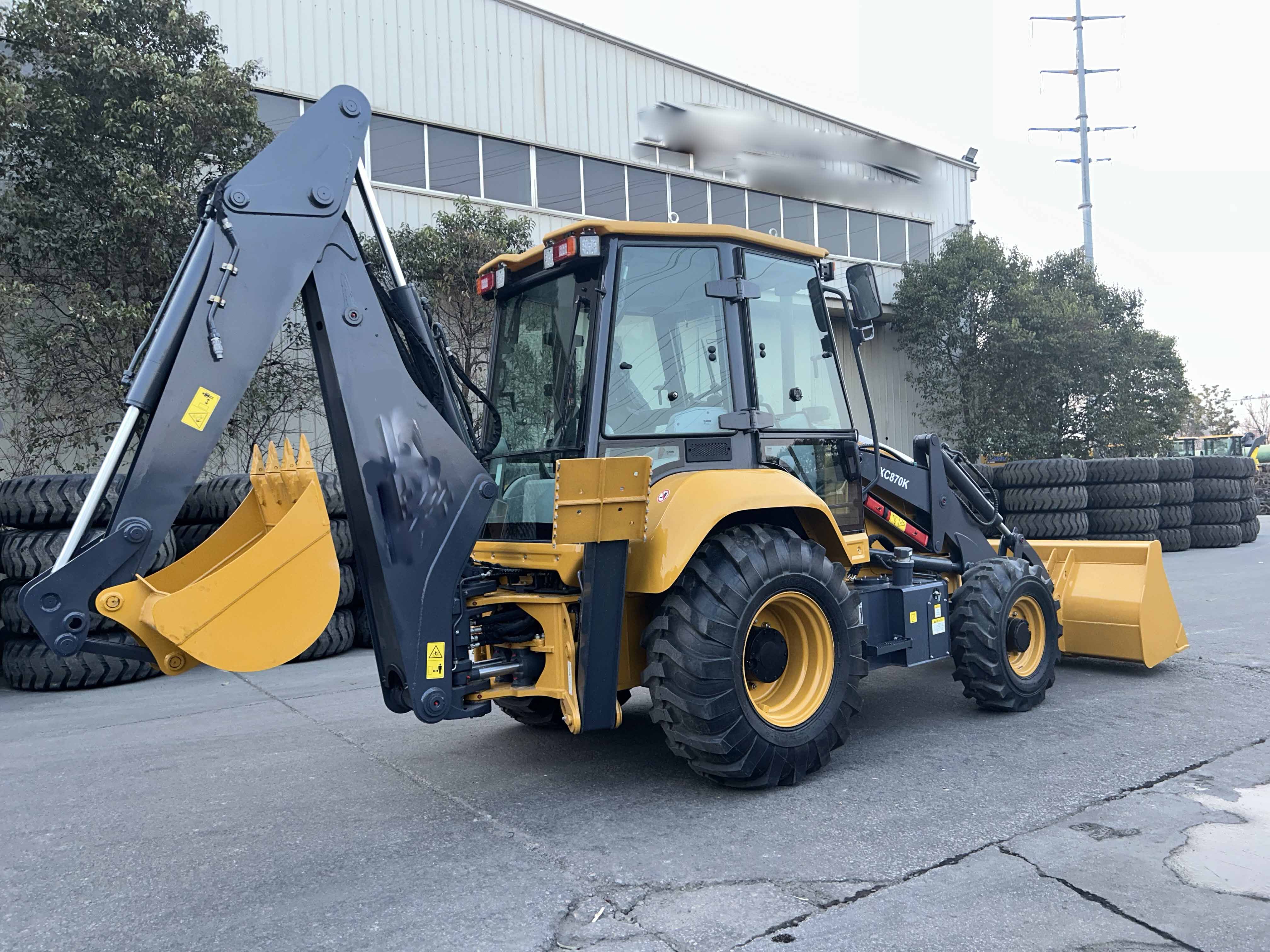 Official New Xc870k Mini Backhoe Loader 4x4 Backhoe Excavator Loader In ...