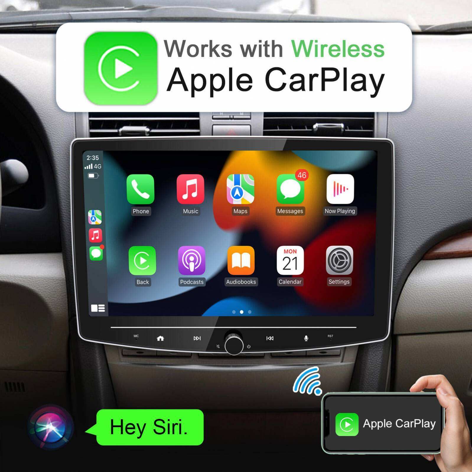 Universal 10.1"single&double Din Removable Touchscreen Multimedia Car ...