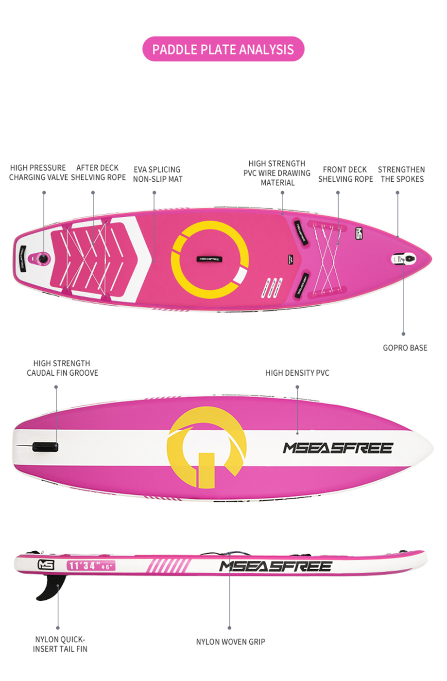 China Manufacturerpedal Paddle Board Isup Multi-colored Stand Up ...