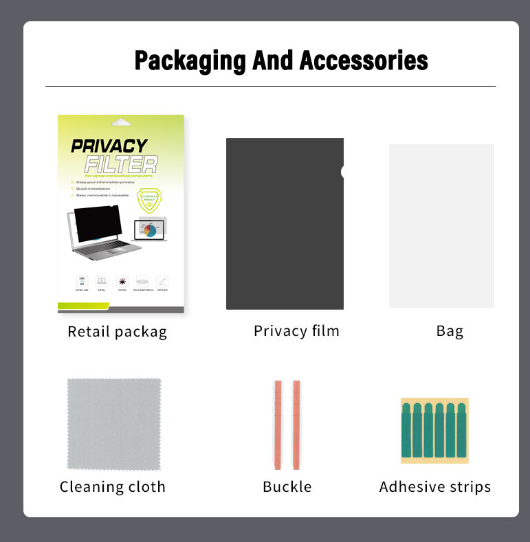 High Light Transmittance 15.6 Inch Anti-peep Anti Glare Laptop Privacy ...