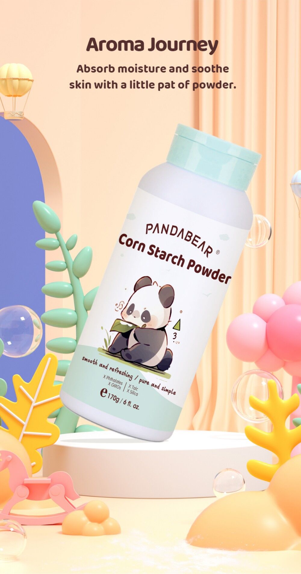 Corn Starch Powder(for Kids) $0.98 - Wholesale China Hypoallergenic ...