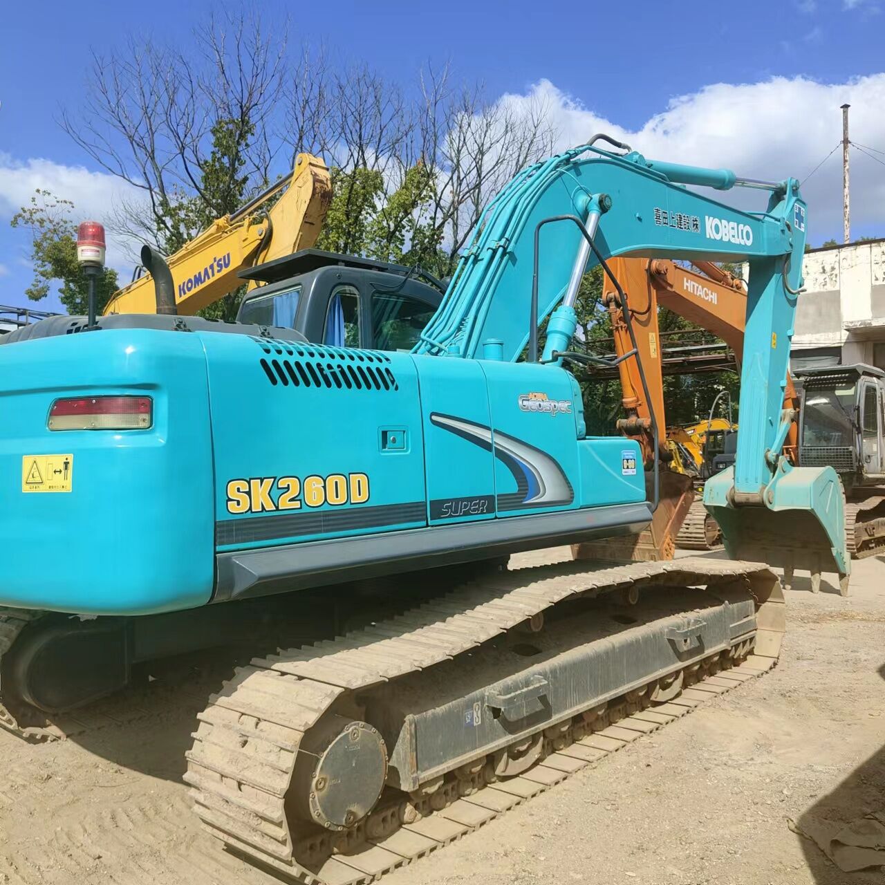Used Excavator Kobelco Sk260 Crawler Excavator 26 Ton Capacity Strong ...