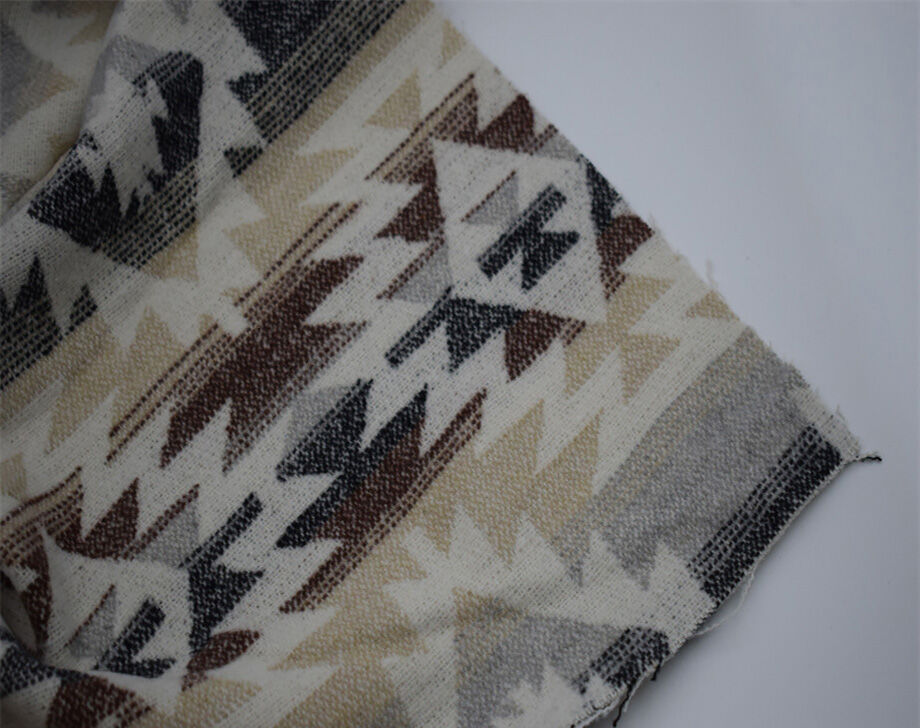 Factory Wholesale 2025 Wool Fabric Bohemian Geometric Aztec Design ...