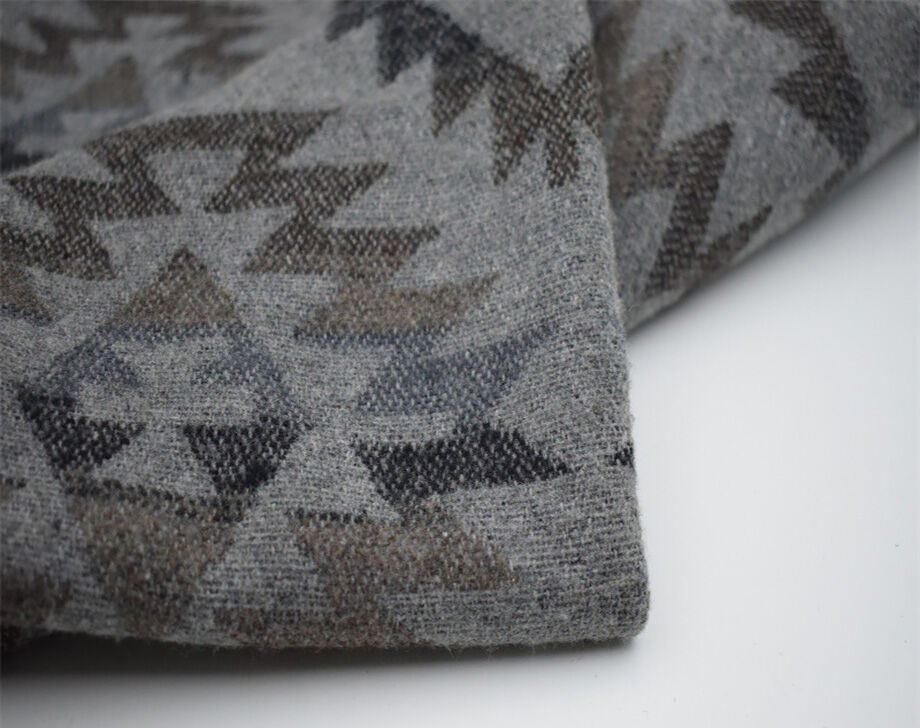 Factory Wholesale 2025 Wool Fabric Bohemian Geometric Aztec Design ...