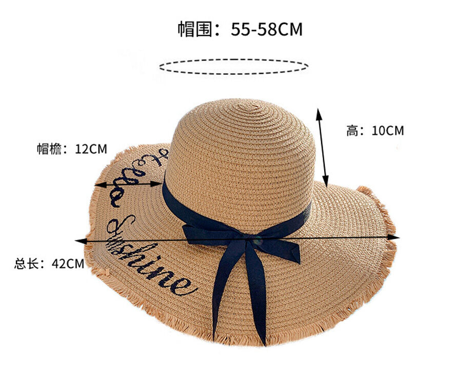 Sunshine Wide Brim Raffia Hat - Expore China Wholesale Raffia Hat and ...