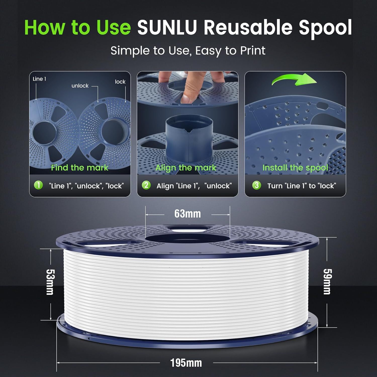 Dual-color Matte Petg 3d Printer Filament With Enhanced Layer Adhesion ...