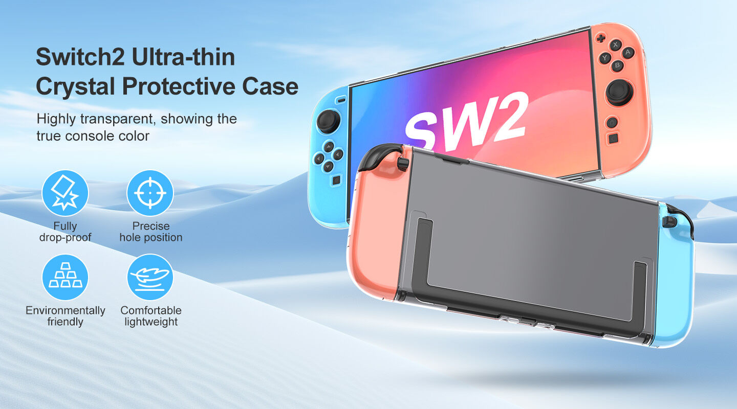 Buy China Wholesale Transparent Handheld Crystal Case Switch2 Joycon Tpu Case+console Crystal ...