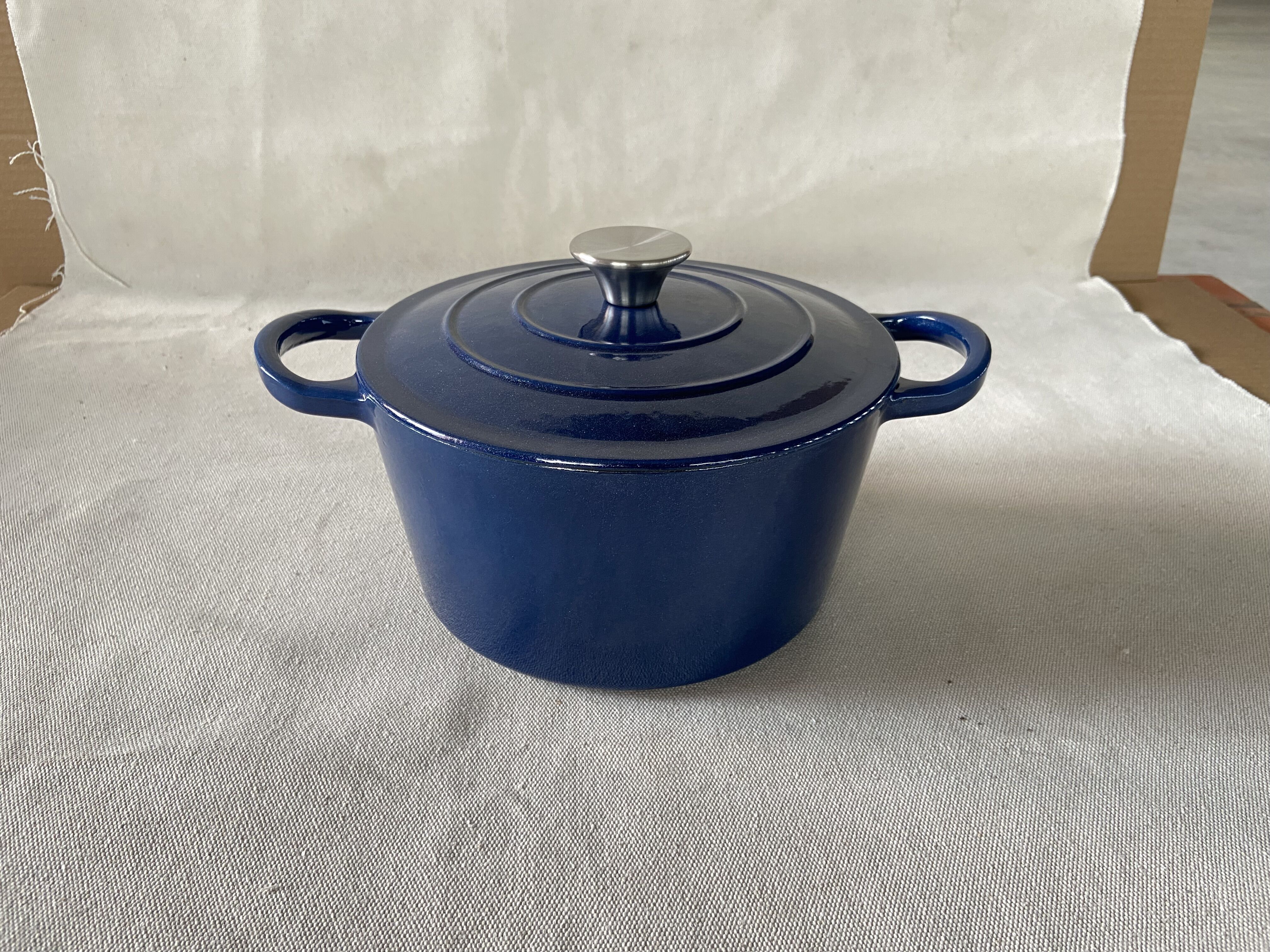 Bulk Buy China Wholesale Christmas Gradual Blue Color Enameled Cast ...