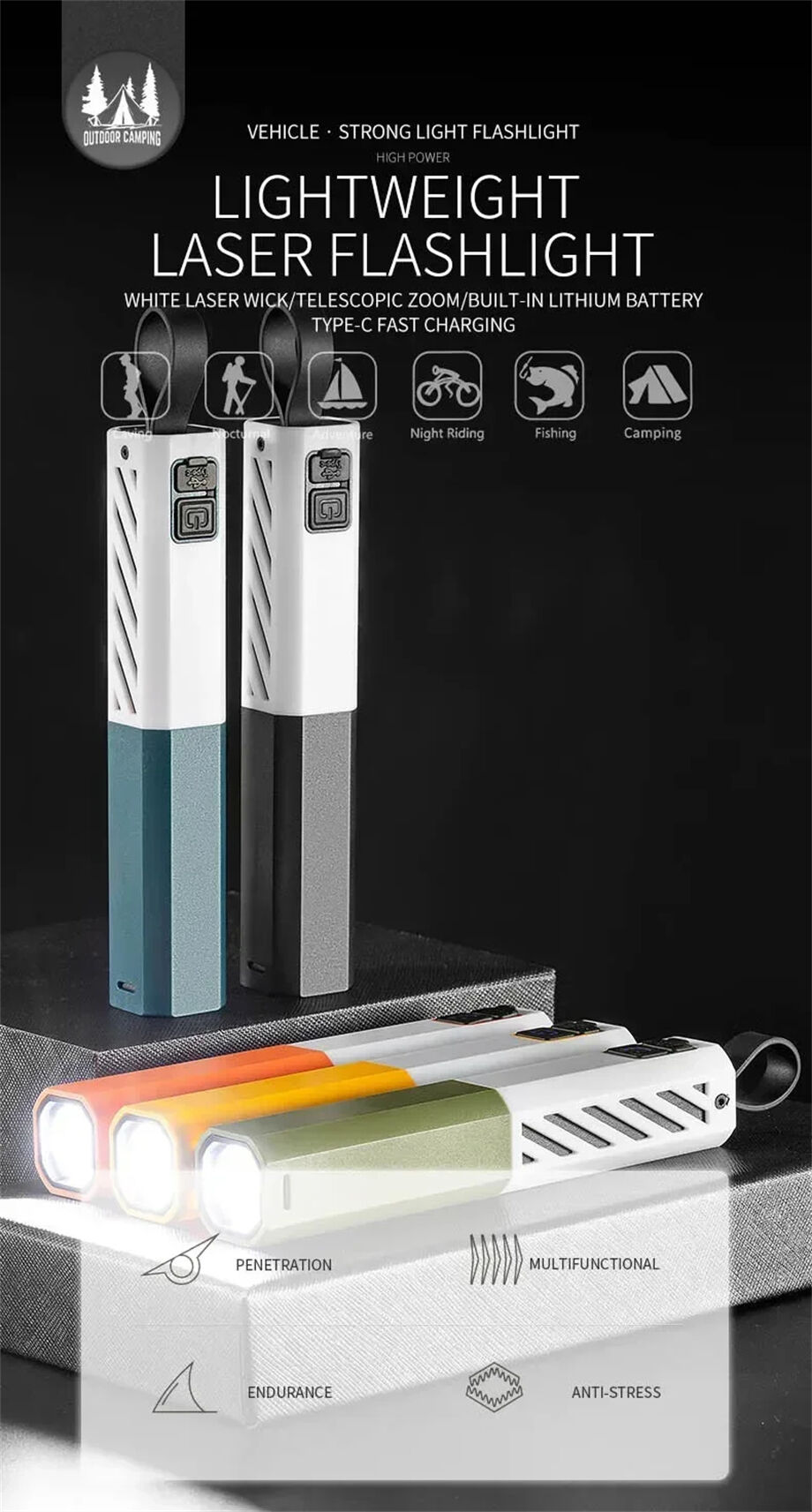 High Quality Mini Portable Telescopic Zoom Usb Rechargeable Built-in ...
